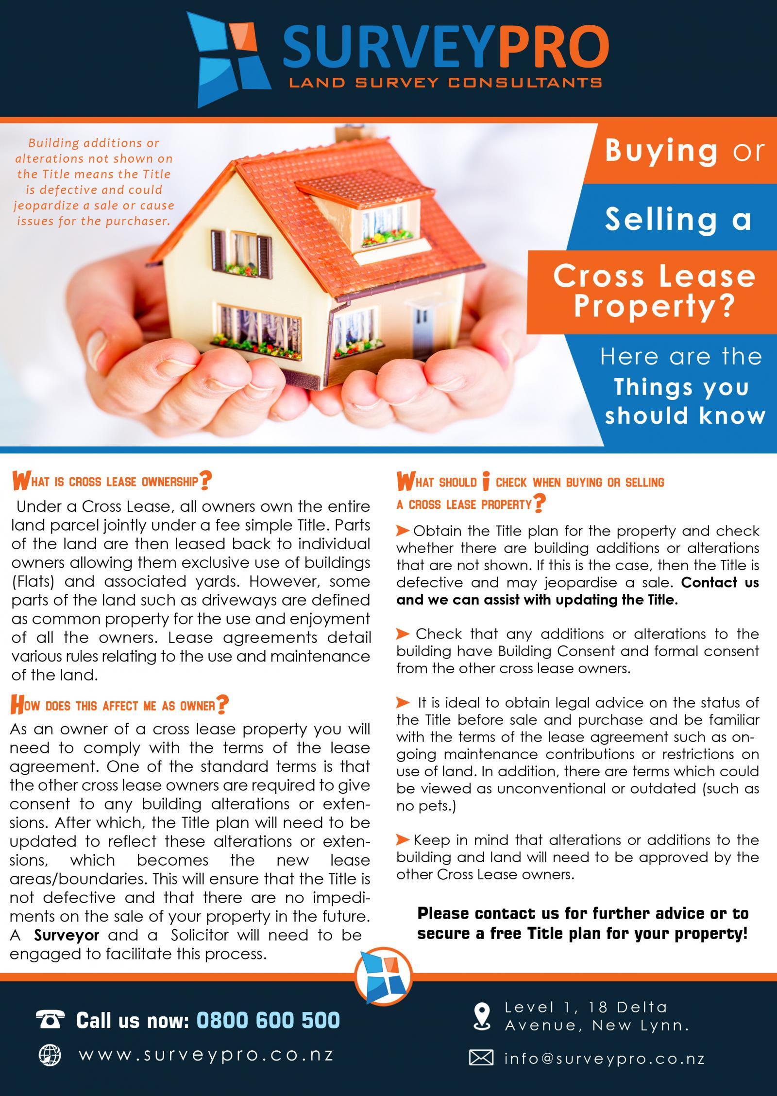 Converting Cross Lease Property to Freehold / Updating Cross Lease Title